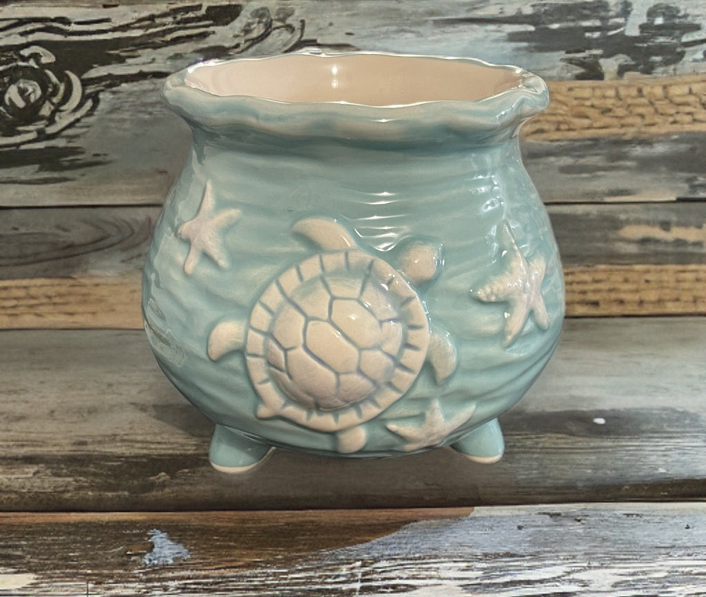 IT SEALIFE DESIGN CERAMIC POT 2 ASS – www.thecaravanshop.com.au