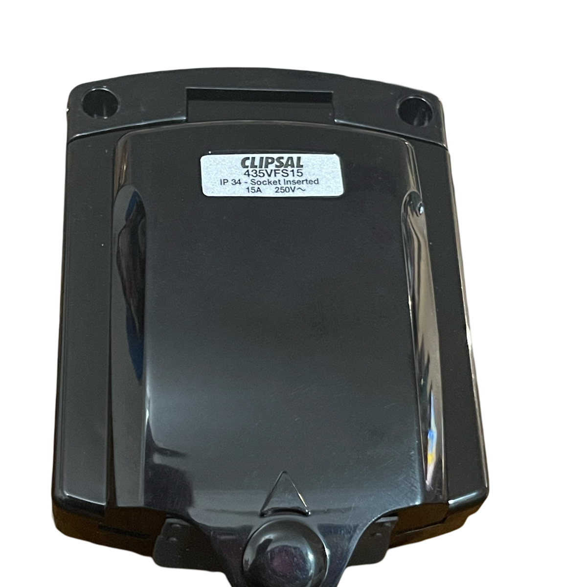 CLIPSAL BLACK EXTERNAL 15AMP POWER INLET. CLI435VFS15BK – The Caravan Shop