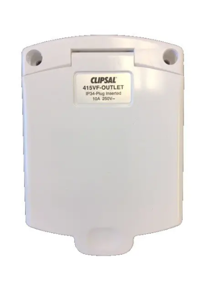 CLIPSAL (NEW) WHITE EXTERNAL 10 AMP POWER OUTLET. V415VFWE – The ...