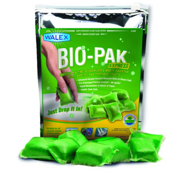 BIO-PAK EXPRESS 15 SACHETS GREEN SOLUBLE SACHETS – www.thecaravanshop ...